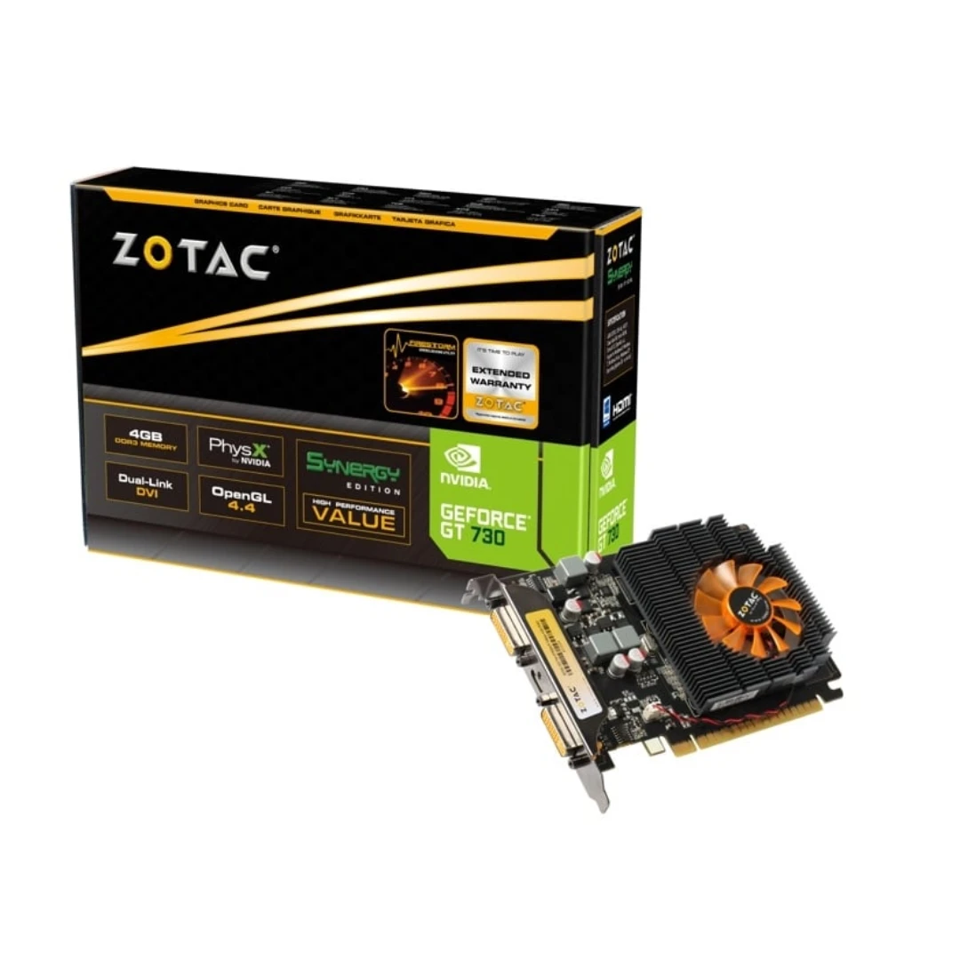 ZOTAC NVIDIA GERCE DDR3 4GB GRAPHICS CARD GT73 - ALK53